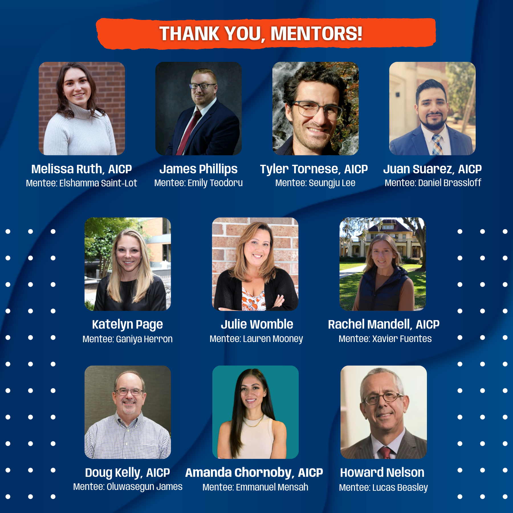 Meet Our 2025-2026 MURP Mentors | Department of Urban and Regional Planning
