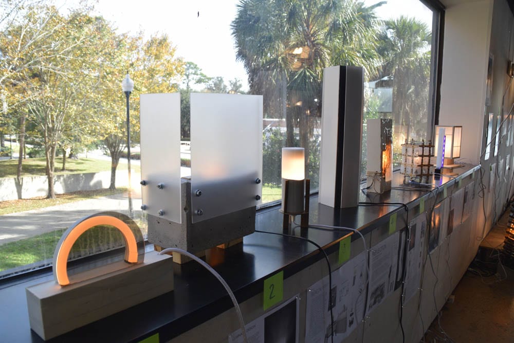 Students Light Up the DCP Gallery | UF College of Design, Construction ...